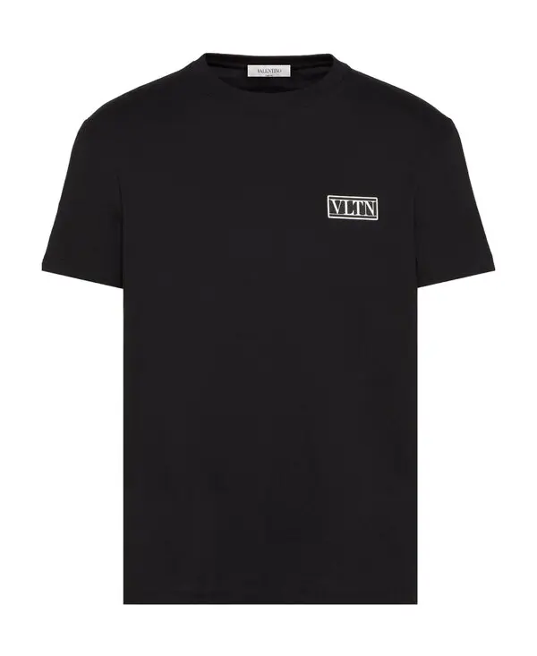 Valentino Garavani Cotton T-shirt With Vltn Tag