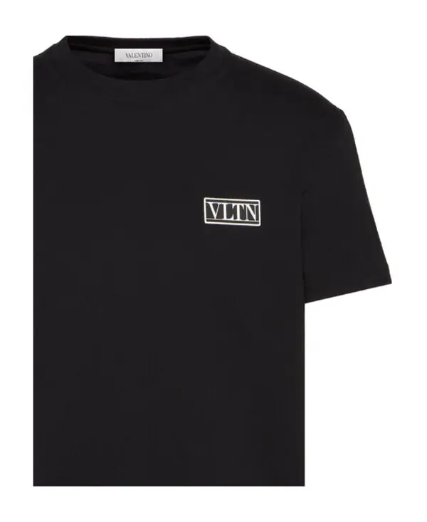 Valentino Garavani Cotton T-shirt With Vltn Tag
