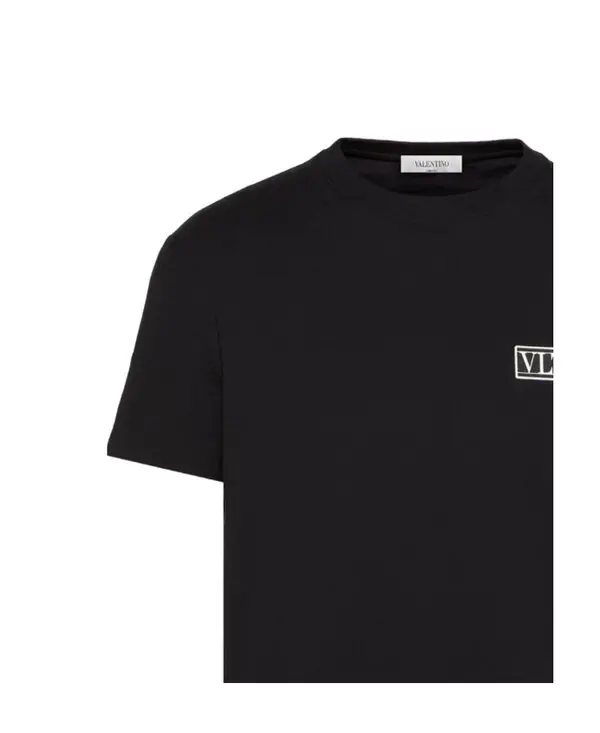 Valentino Garavani Cotton T-shirt With Vltn Tag