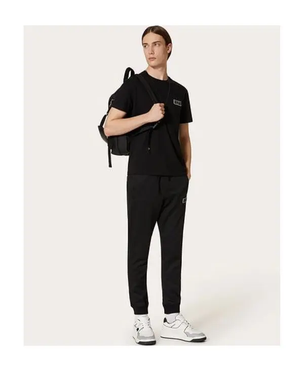 Valentino Garavani Cotton T-shirt With Vltn Tag