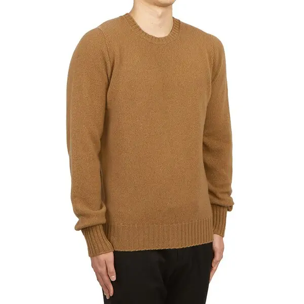 DRUMOHR Ribbed Crewneck Sweater - Brown