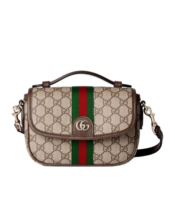 Gucci Ophidia Small Top Handle Bag - Nude