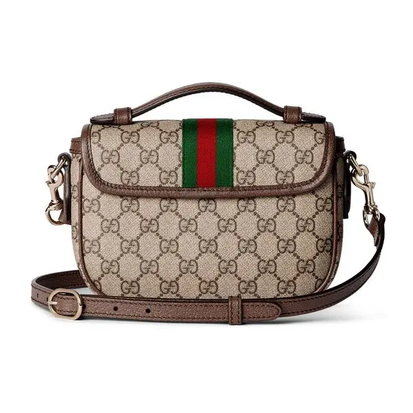 Gucci Ophidia Small Top Handle Bag - Nude