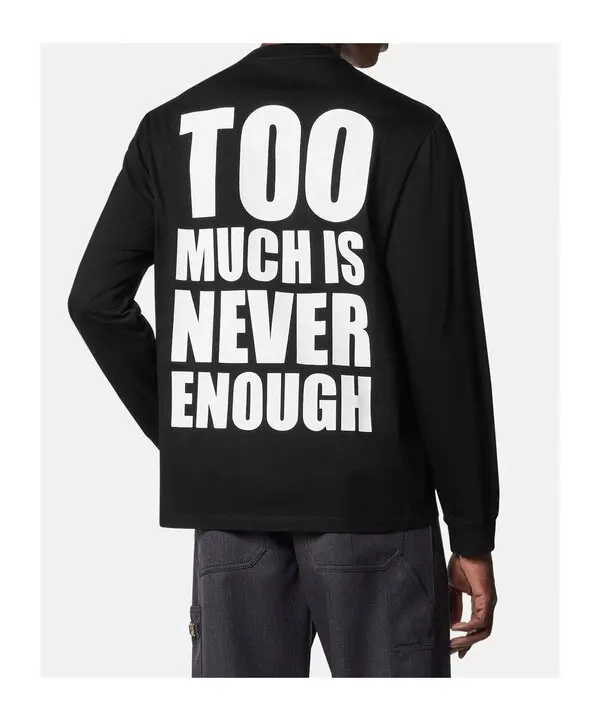 Versace Long Sleeved Crewneck T-shirt
