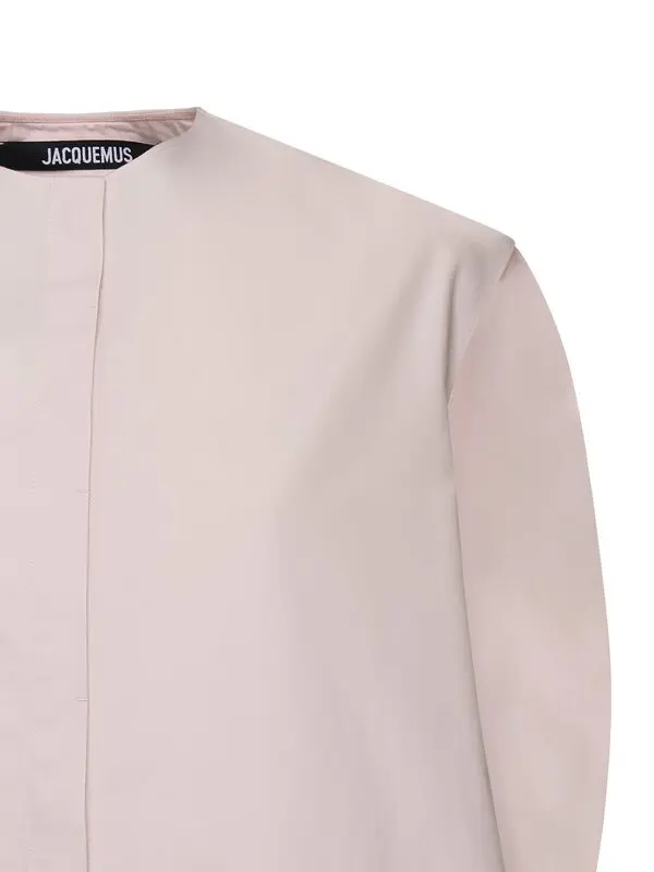 Jacquemus Ruched Detail Crewneck Dress