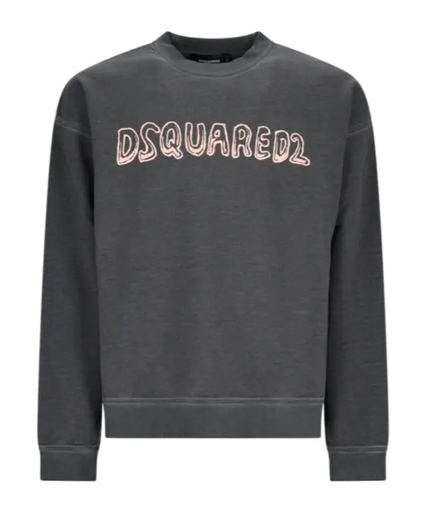 Dsquared2 Crewneck Sweatshirt With Logo Print