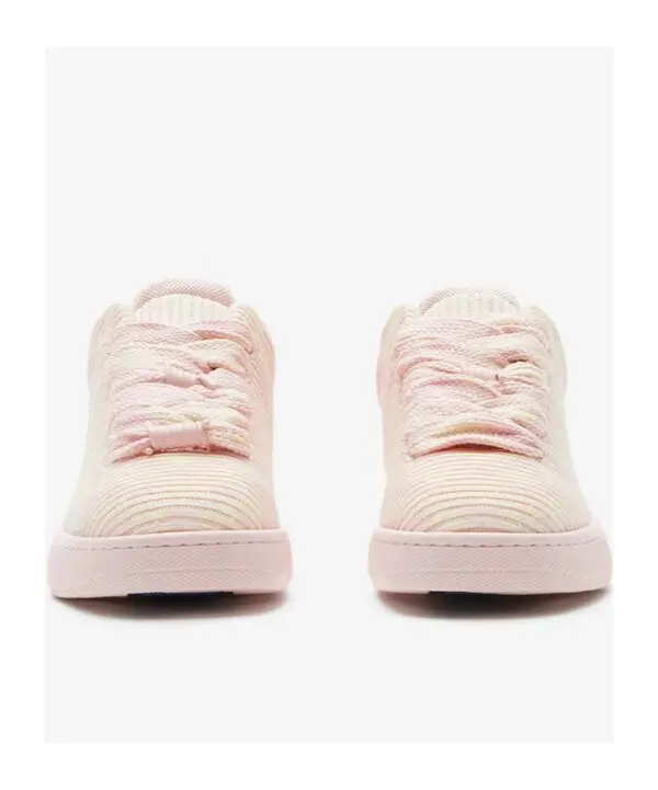 Burberry Checked Low-top Sneakers - Cameo