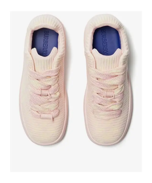 Burberry Checked Low-top Sneakers - Cameo