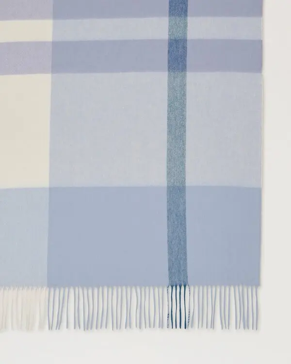 Mulberry Large Plaid Wool Scarf