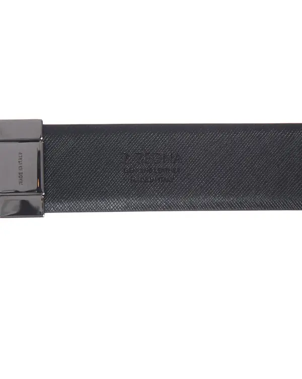 Zegna Logo Buckle Belt
