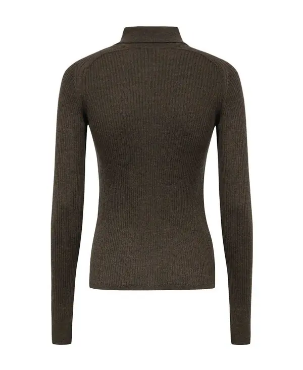 Bally Ribbed Half-zip Jumper With Lapel And Logo