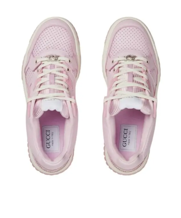 Gucci Interlocking G Panelled Sneakers - Pink