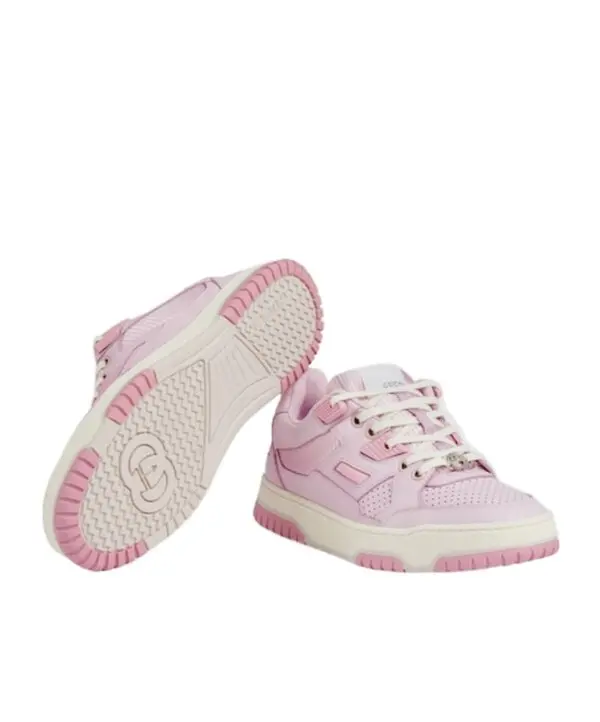 Gucci Interlocking G Panelled Sneakers - Pink