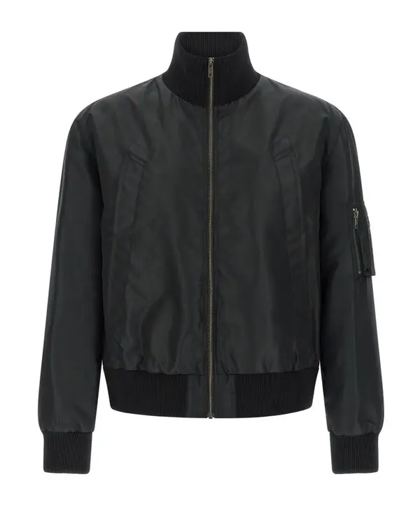 MAISON MARGIELA Bomber Jacket With Ribbed Details