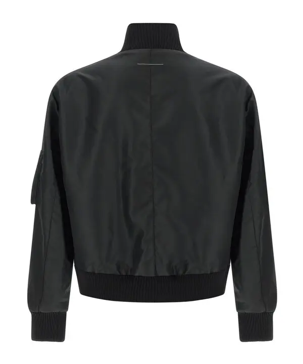 MAISON MARGIELA Bomber Jacket With Ribbed Details
