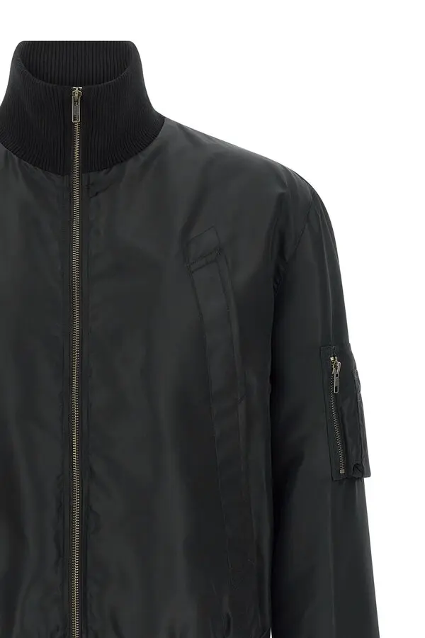 MAISON MARGIELA Bomber Jacket With Ribbed Details