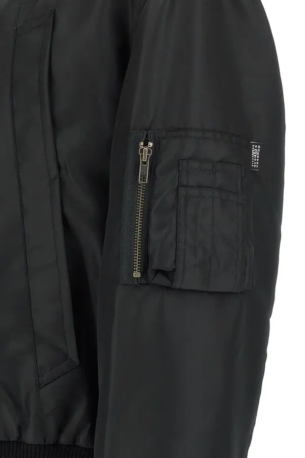 MAISON MARGIELA Bomber Jacket With Ribbed Details