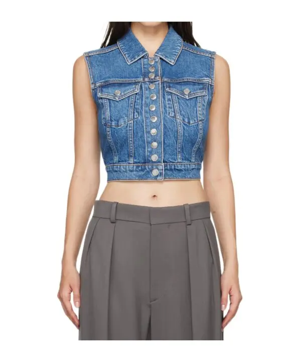 Alexander Wang Sleeveless Denim Vest