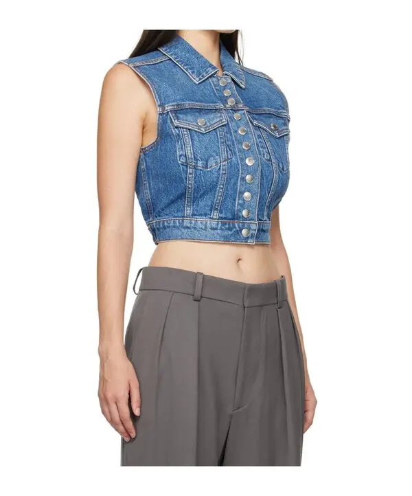 Alexander Wang Sleeveless Denim Vest