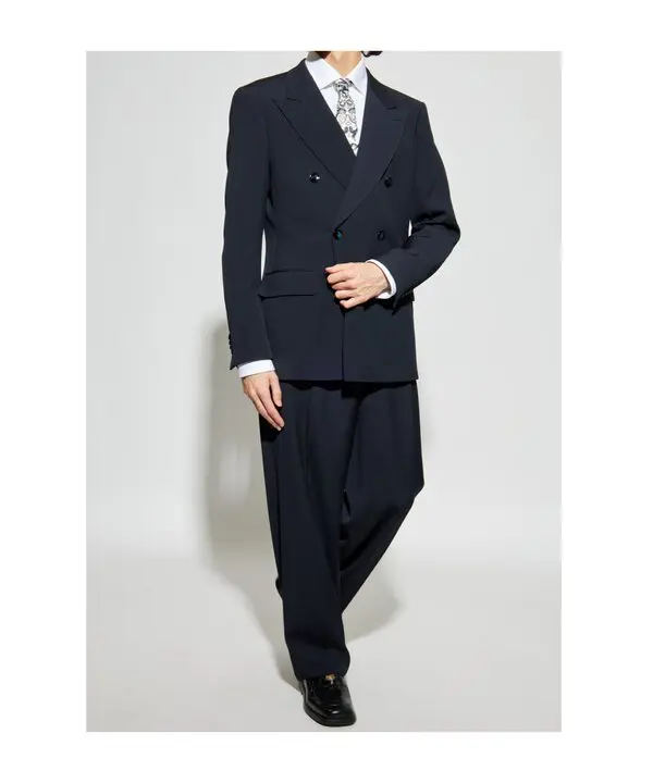 Giorgio Armani Double-breasted Suit - Black