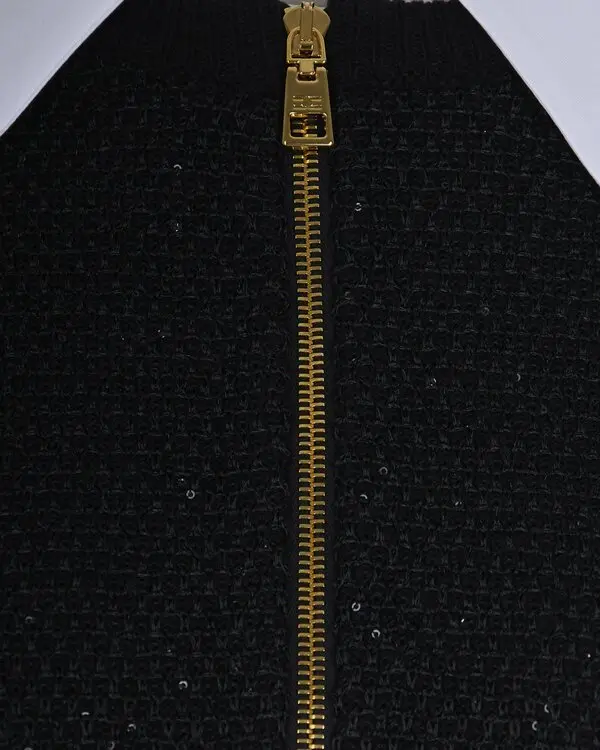 Elisabetta Franchi Embellished Zip-up Jumpsuit
