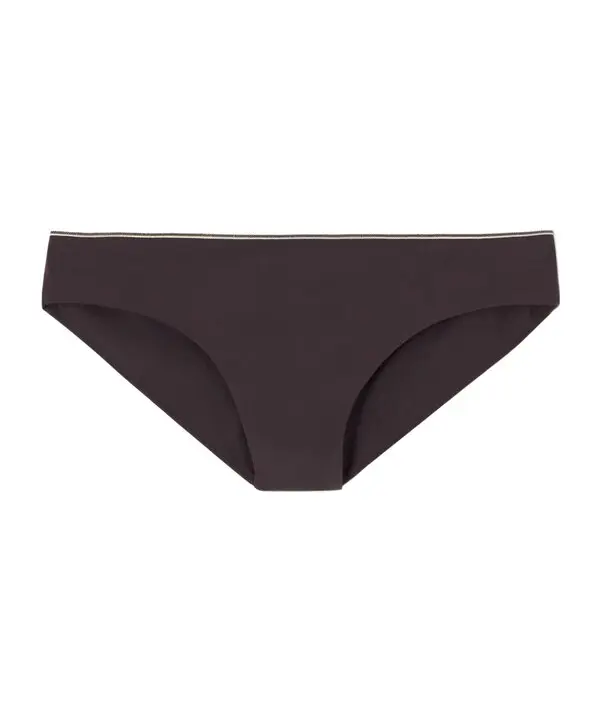 Brunello Cucinelli Triangle Bikini Briefs - Dark Brown
