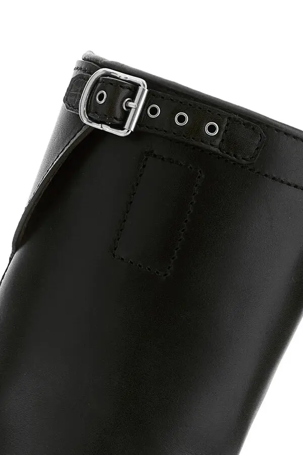 Dries Van Noten Buckled Biker Boots