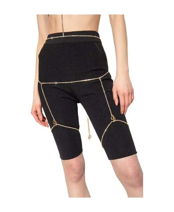 Blumarine Logo Charm Suspender Belt