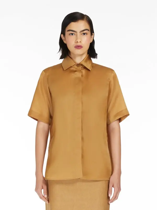 Max Mara Silk Organza Shirt