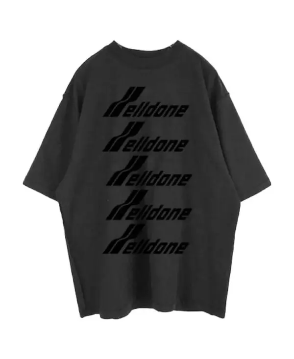 We11Done Logo-print Crew Neck T-shirt - Black