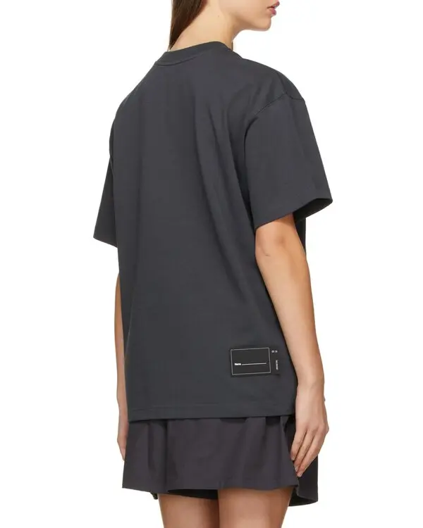 We11Done Logo-print Crew Neck T-shirt - Black