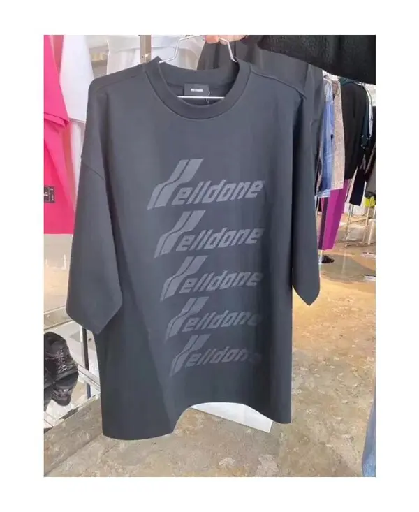 We11Done Logo-print Crew Neck T-shirt