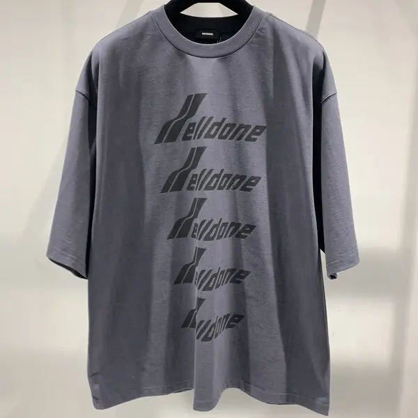 We11Done Logo-print Crew Neck T-shirt