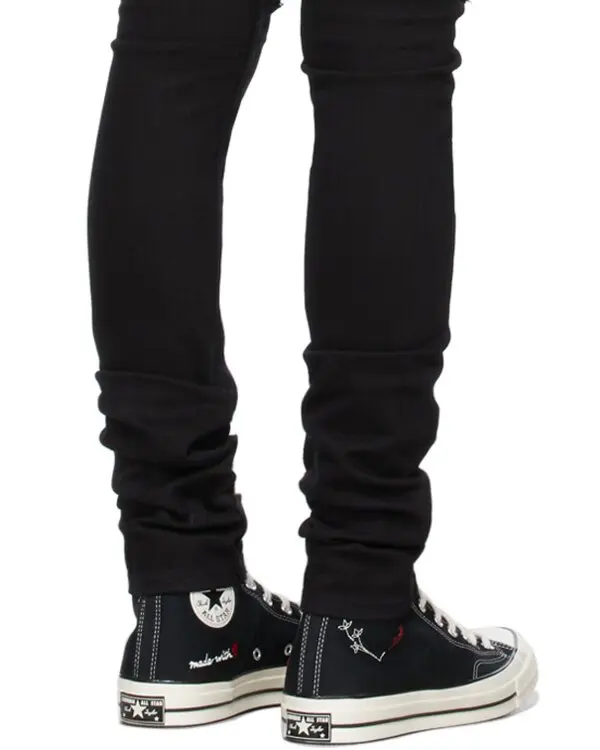 Ksubi Ace Slice Skinny Jeans With Knee Slits