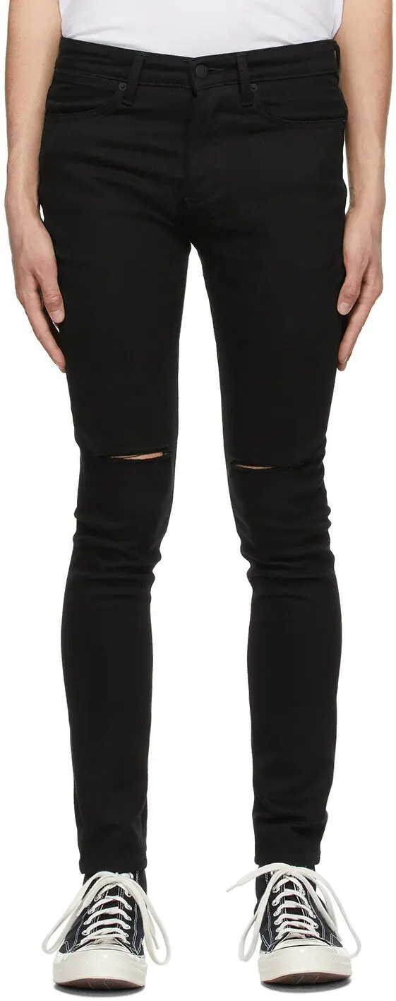 Ksubi Ace Slice Skinny Jeans With Knee Slits