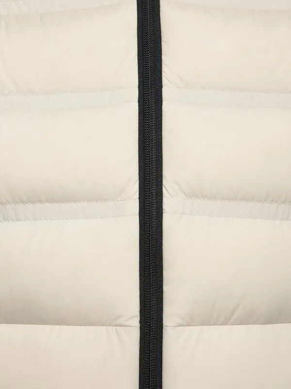 Moncler Alete Jacket With Logo Trim Hood