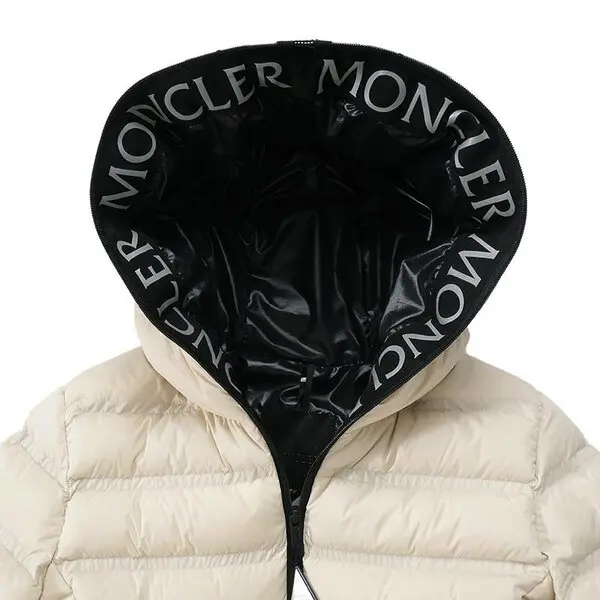 Moncler Alete Jacket With Logo Trim Hood