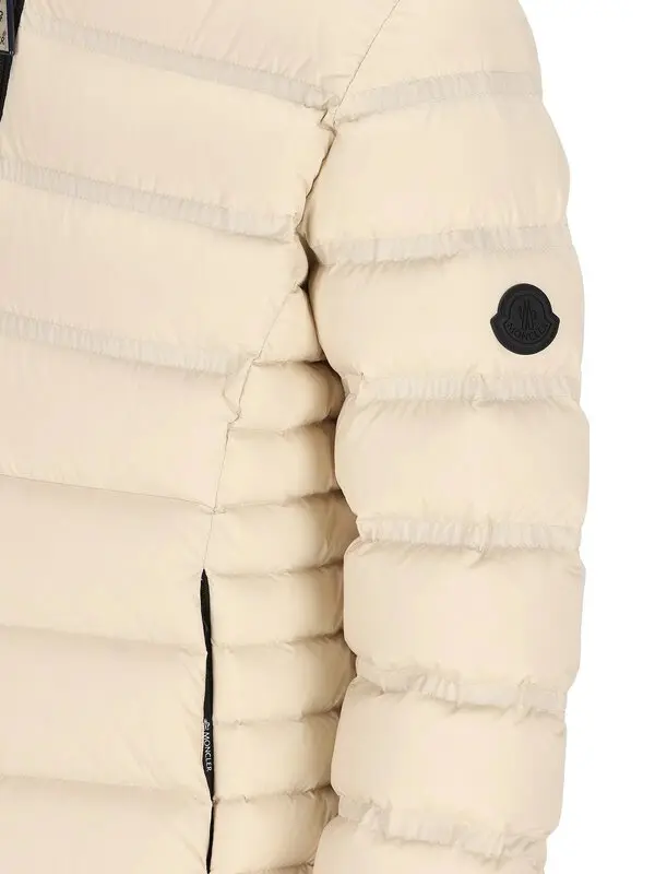 Moncler Alete Jacket With Logo Trim Hood