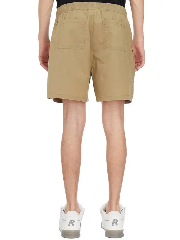 REPRESENT Elastic Waist Logo Detail Shorts