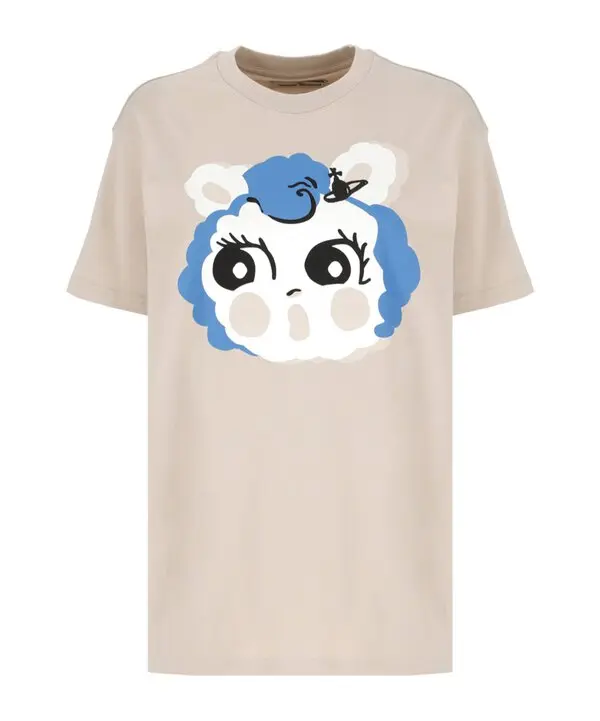 VIVIENNE WESTWOOD Molly Classic Round-collar T-shirt - Nude