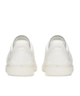 Valentino Garavani Lace-up Sneakers With Stud Detailing - White