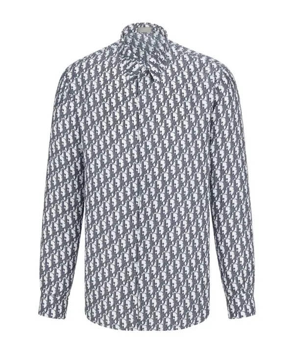 Dior All-over Logo Patterned Button-up Shirt