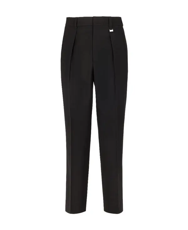 Fendi Straight-leg Tailored Trousers - Black