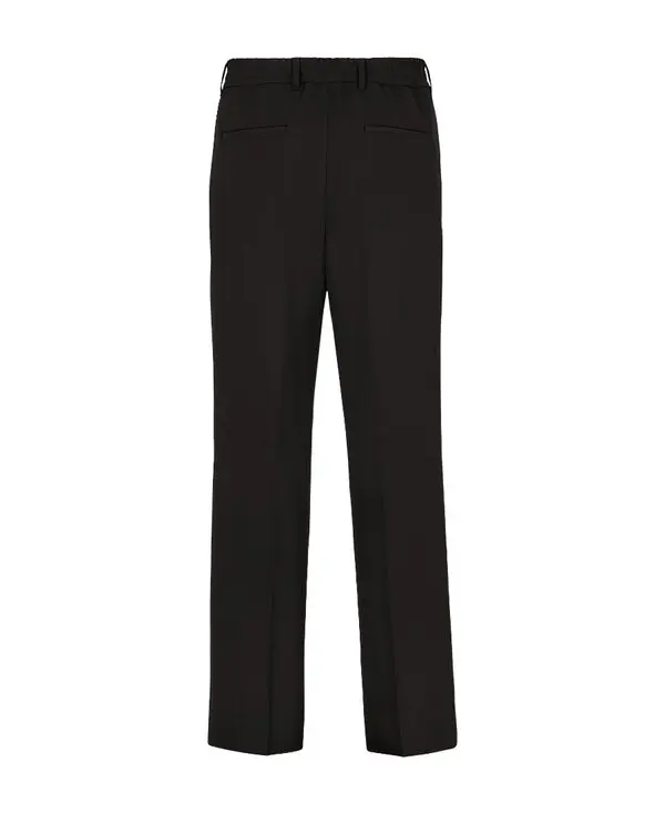 Fendi Straight-leg Tailored Trousers - Black
