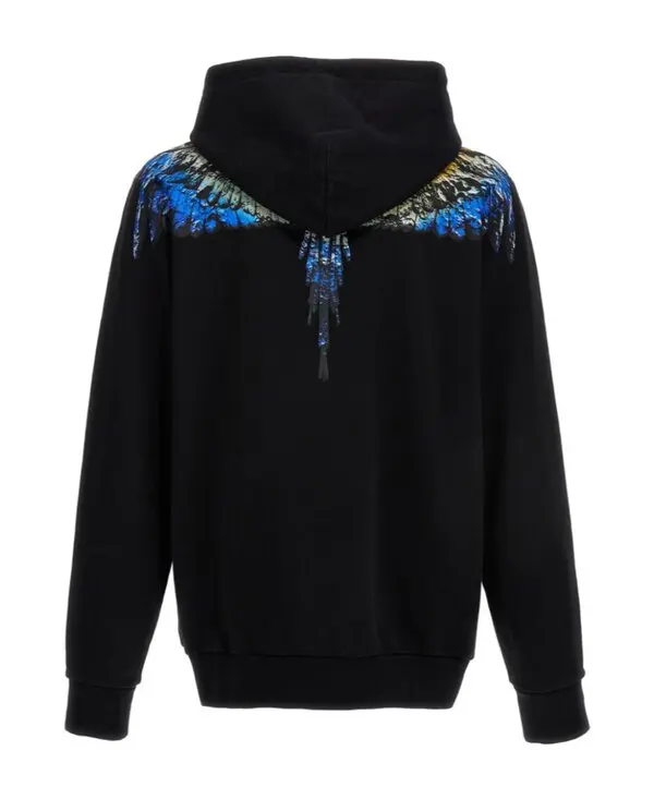 MARCELO BURLON COUNTY OF MILAN Icon Wings Hoodie - Black