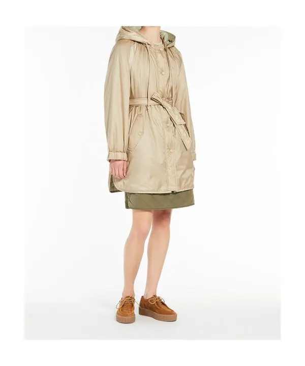 Max Mara Belted Drawstring Coat