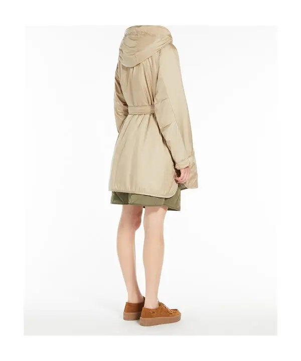 Max Mara Belted Drawstring Coat