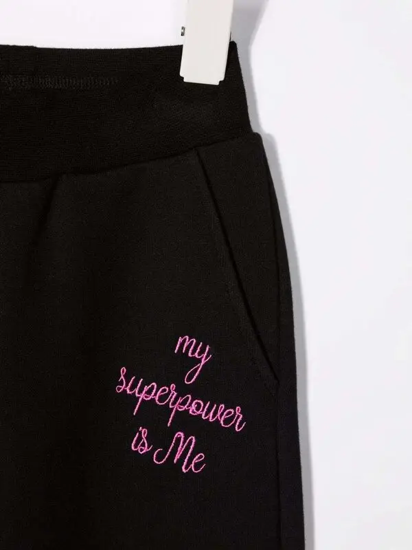 Monnalisa Logo Embroidered Jogger Track Pants
