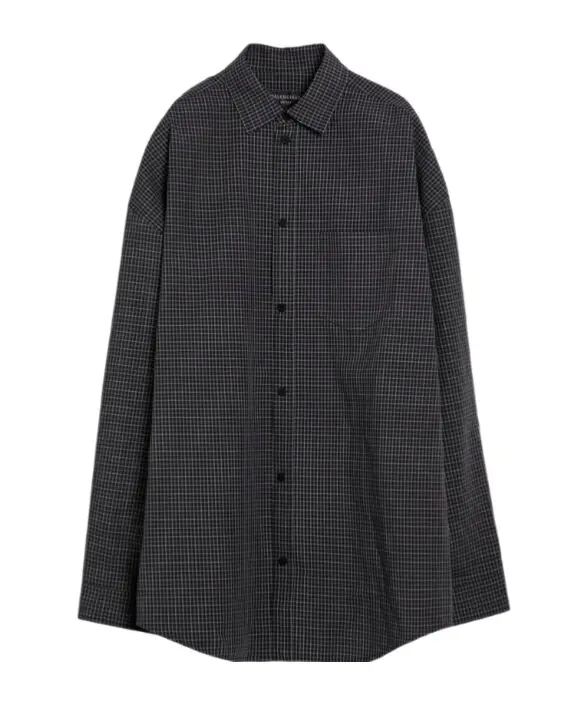 Balenciaga Checked Oversized Shirt
