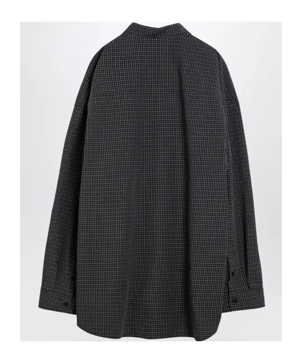 Balenciaga Checked Oversized Shirt